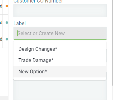 Creating and Adding Labels to T&M Tags and COR's