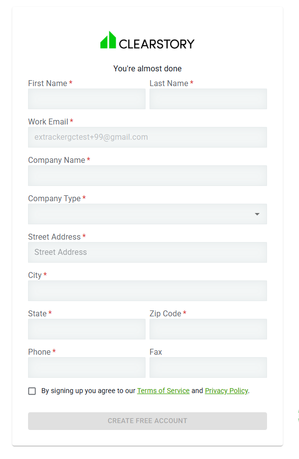 How to Sign Up for Clearstory