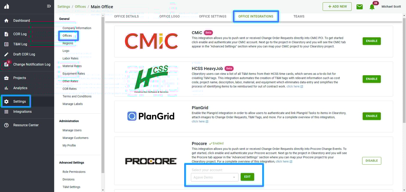 Procore Integration Overview
