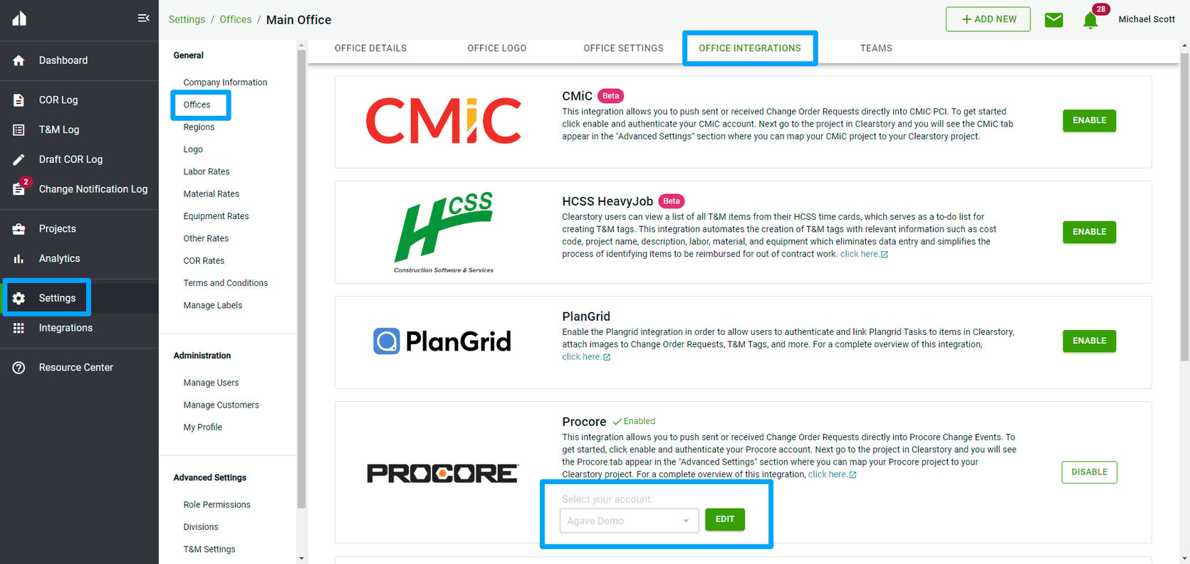 Procore Integration Overview