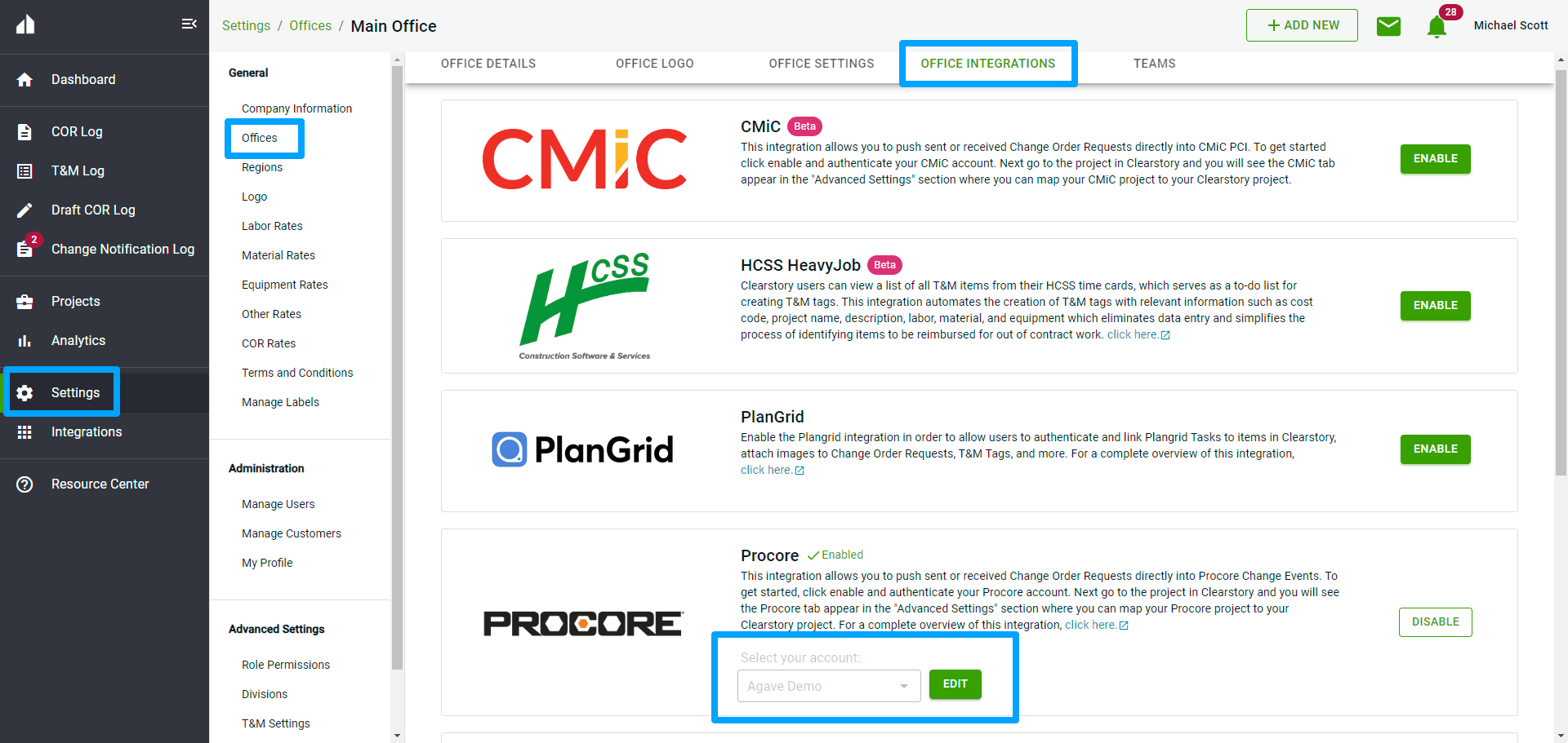 Procore Integration Overview