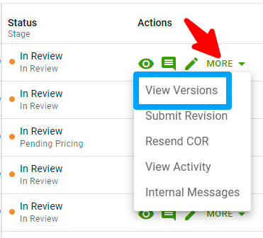 How to Submit a Revision to a Change Order Request (COR)