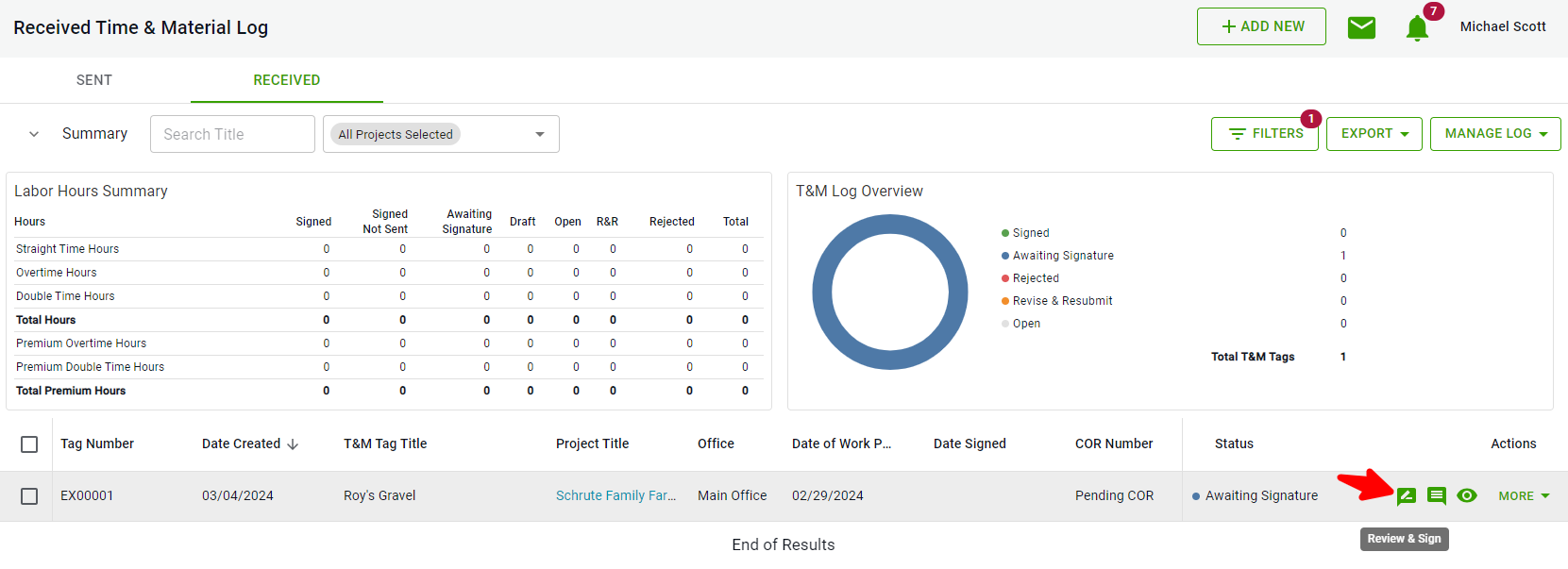How to Review & Sign a T&M Tag