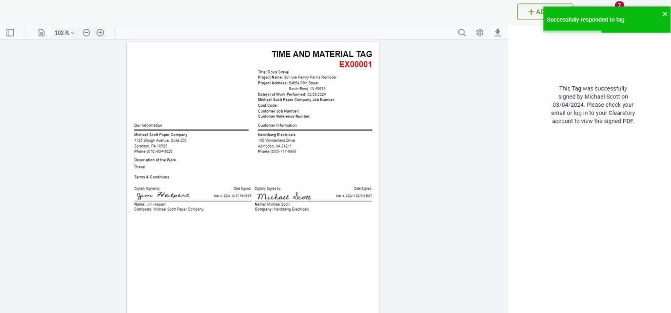 How to Review & Sign a T&M Tag