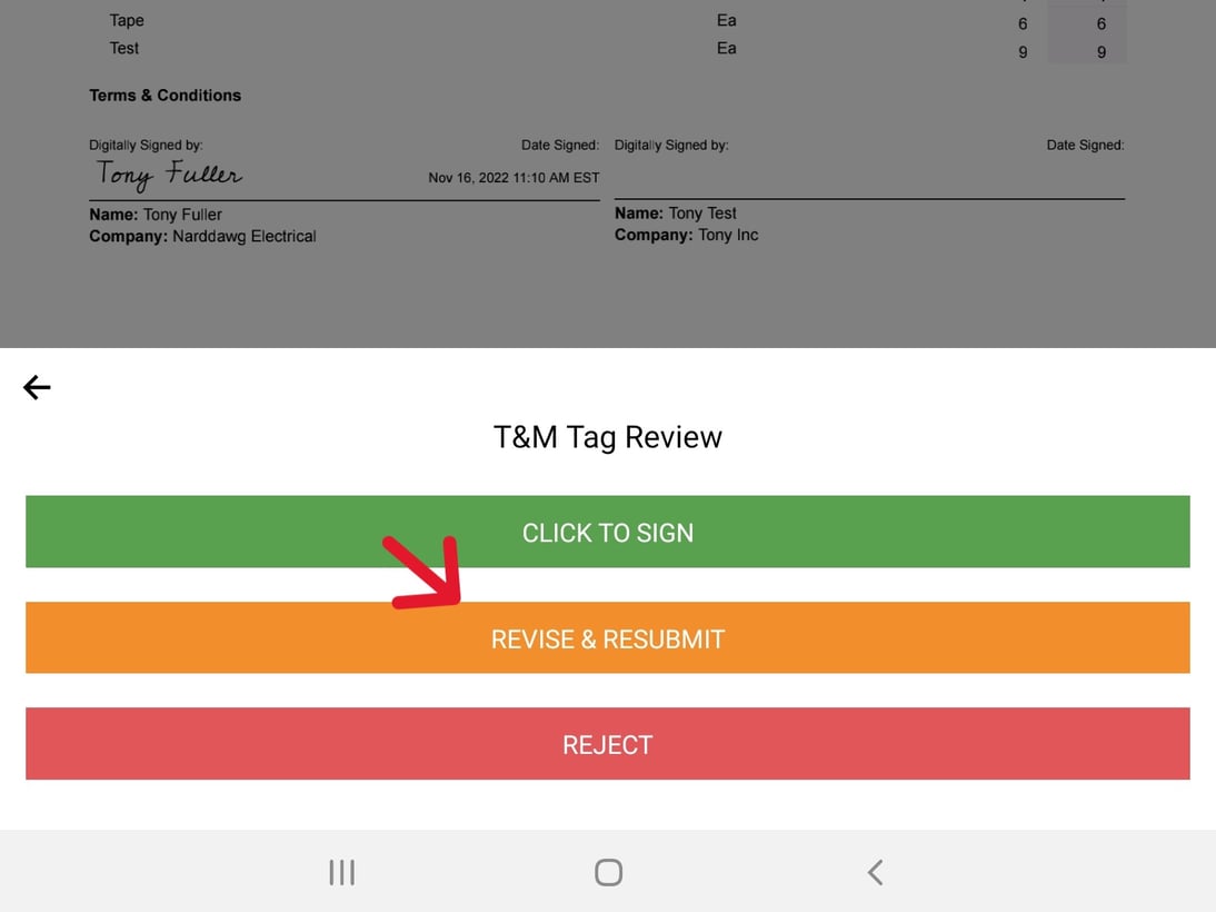 How to Review & Sign a T&M Tag